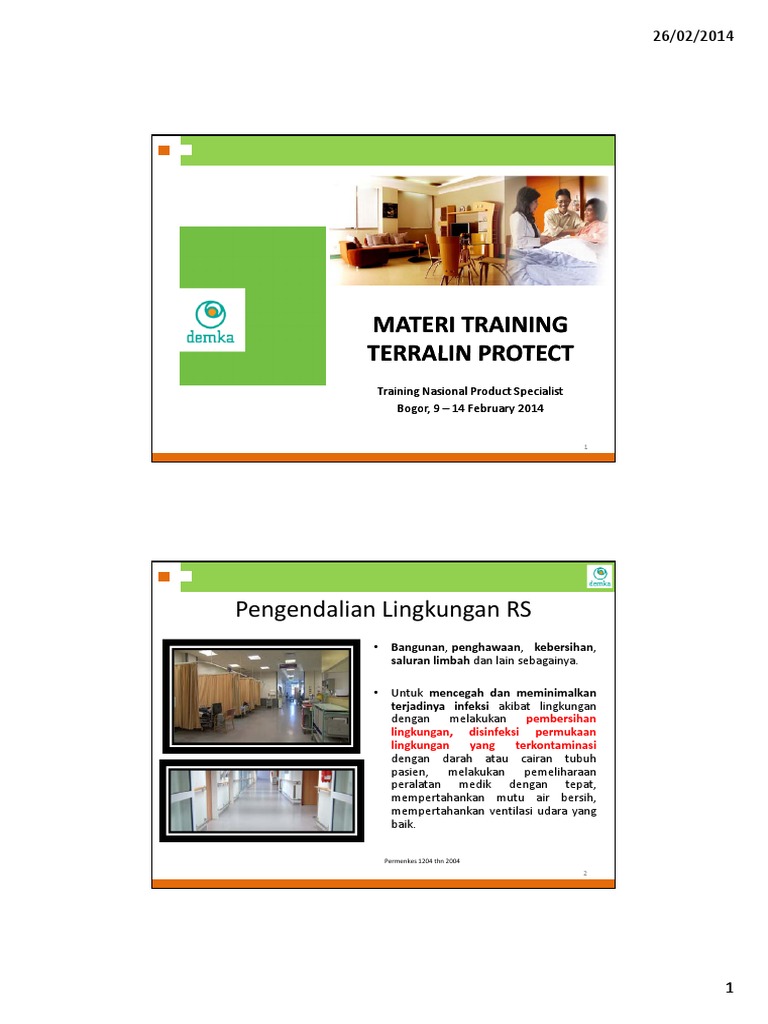 Materi Training Terralin Print | PDF