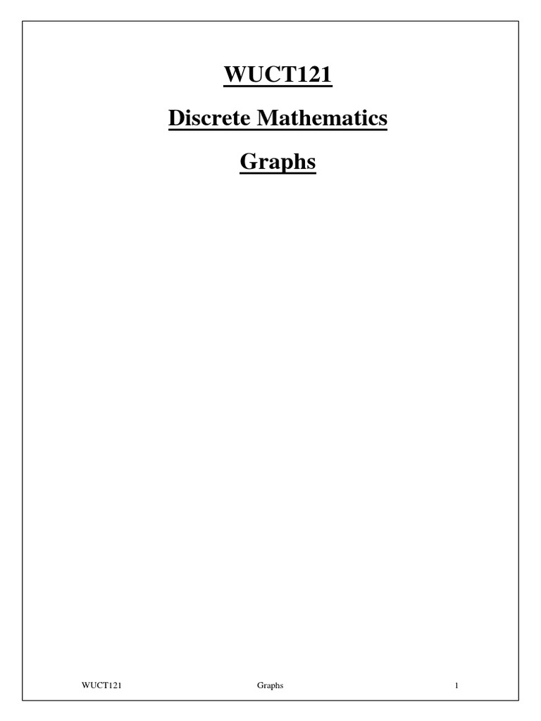 Graphs Teacher | Download Free PDF | Vertex (Graph Theory) | Visual Cortex