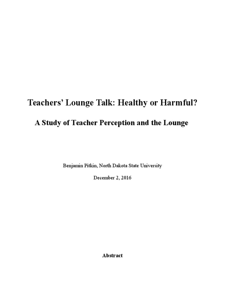 Research Paper Final Draft B Pitkin | PDF | Survey Methodology | Advice ...