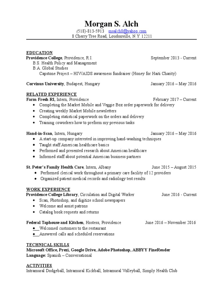 F Resume | PDF