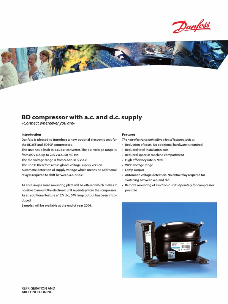 Danfoss BD35F/BD50F Electronic Unit | PDF | Alternating Current ...