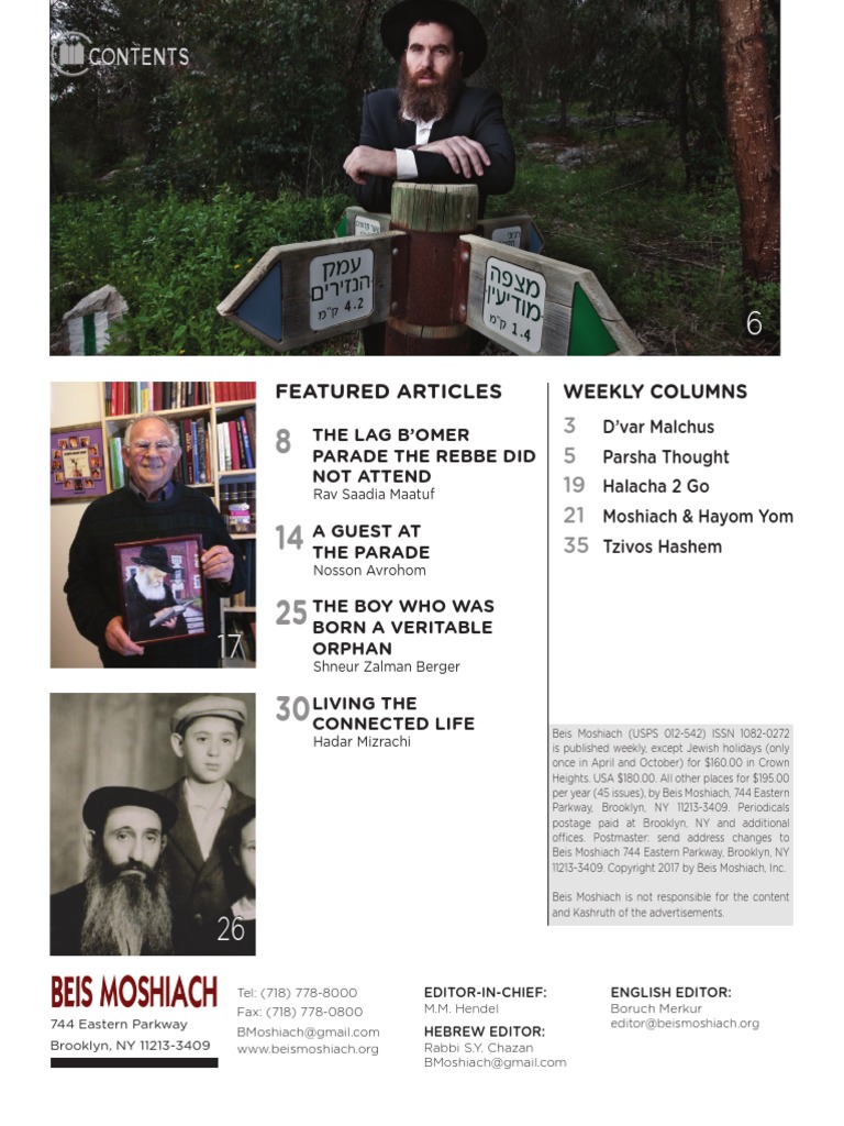 Weekly Columns Featured Articles | PDF | Passover | Jewish Prayer