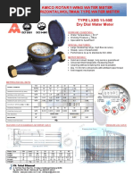 Water Meter Data Sheet PDF | PDF | Flow Measurement | Mechanical Engineering
