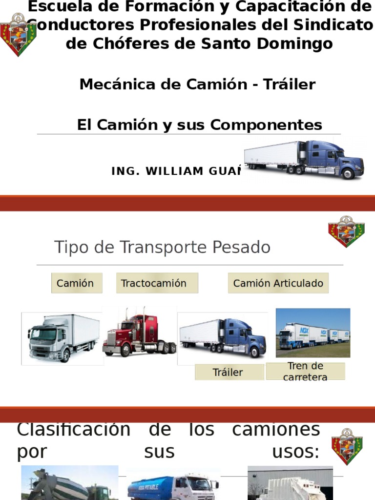 El Camión y Sus Componentes | PDF
