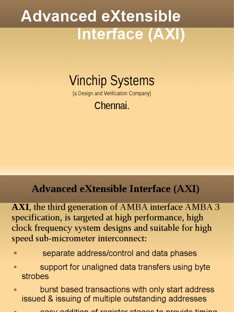 AXI Interface: High-Performance Design | PDF