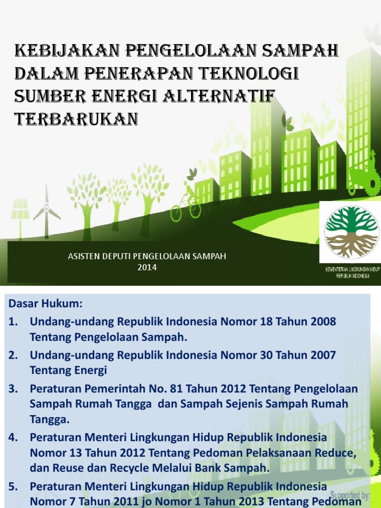 Kebijakan Pengelolaan Sampah PDF | PDF