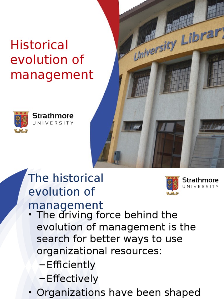Historical Evolution of Management | PDF | Academic Discipline ...