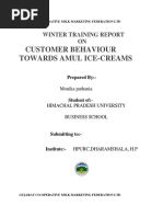 Amul Ice Cream Questionnaire Analysis | PDF | Ice Cream | Cream