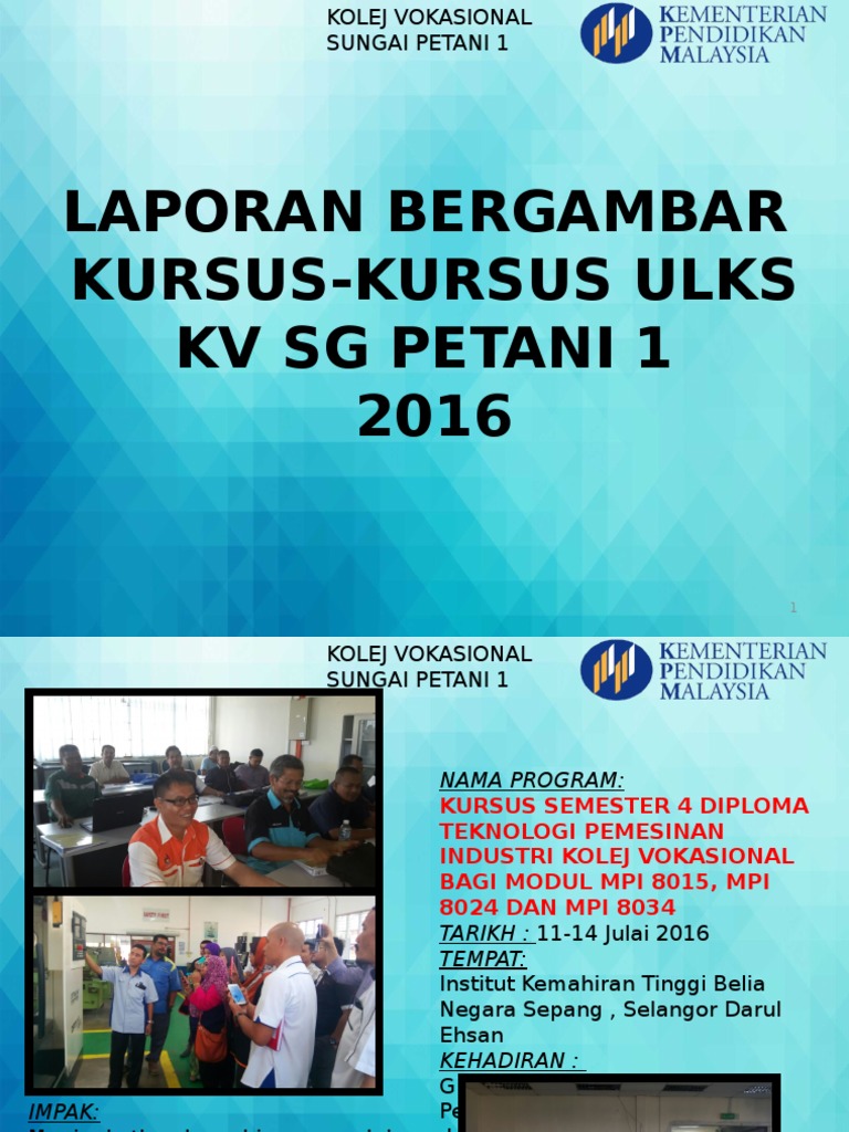 7.3 Laporan Kursus Ulks Kvsp1 2016 | PDF