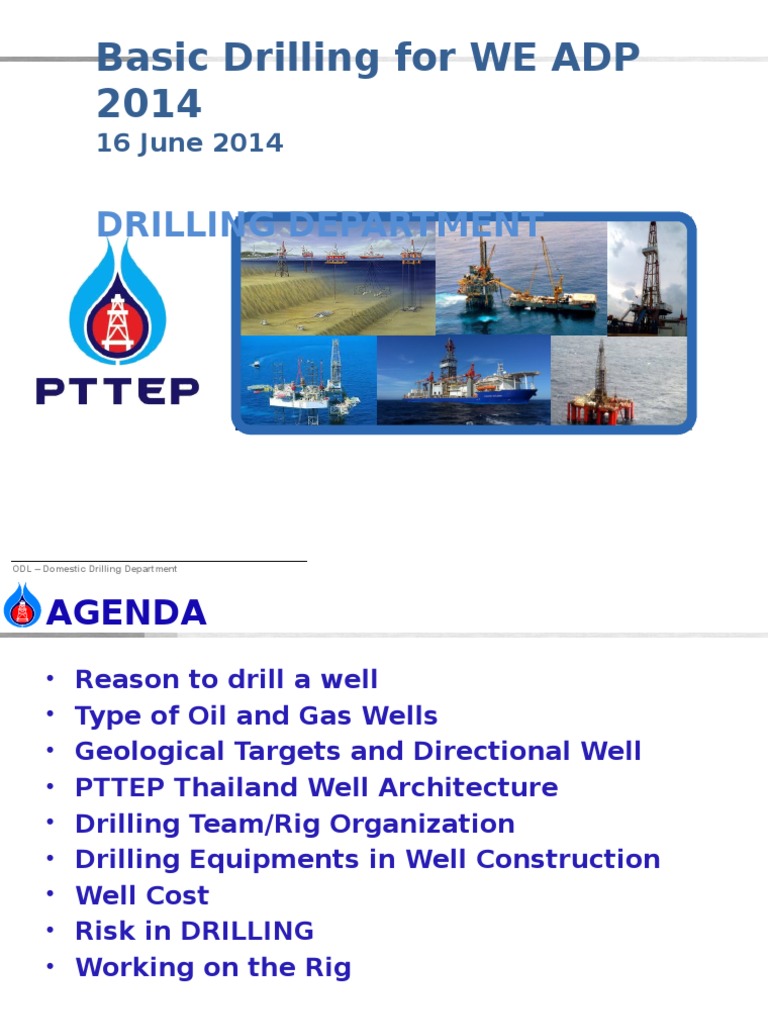 Basic Drilling For WE ADP 2014 | PDF | Oil Well | Drilling Rig