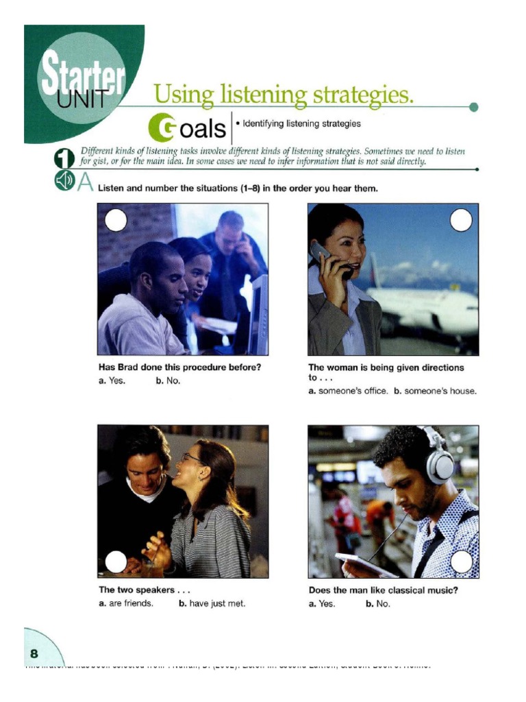 Introduction To Listening Strategies | PDF