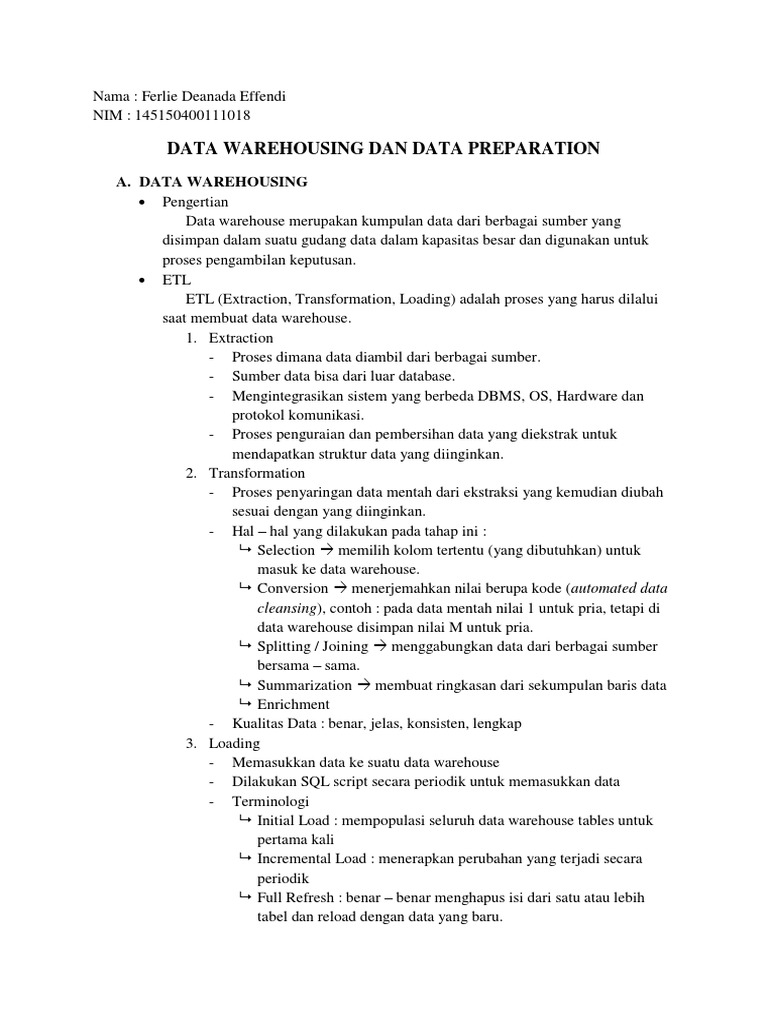 Data Preparation | PDF | Komputer | Teknologi & Rekayasa