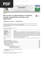 A Review of TiO2 Nanostructured Catalysts For | PDF | Titanium Dioxide ...