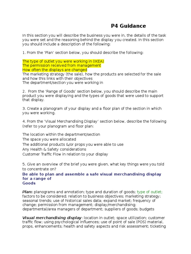 Visual Merchandising Display Guide | PDF | Point Of Sale | Merchandising
