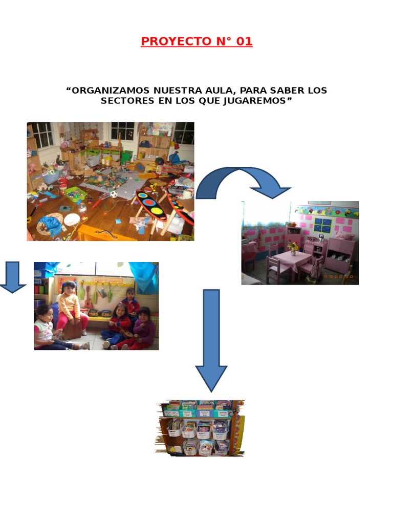 Ambientación Del Aula Educ Inicial Pdf Escritura Planificación