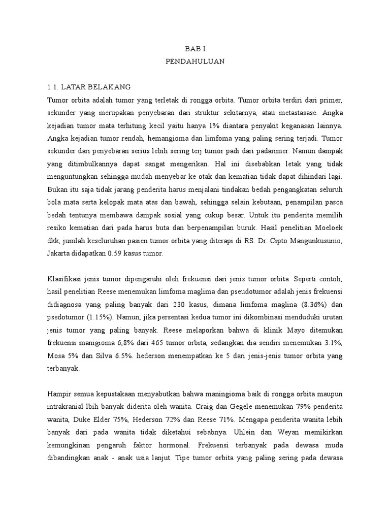Tumor Orbita | PDF