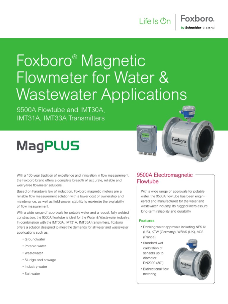 9500A Data Bulletin | PDF | Flow Measurement | Science