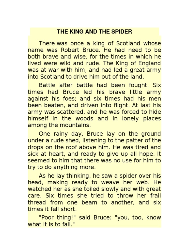 The King and The Spider | PDF