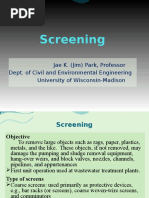 Bar Screen and Grit Chamber Design | PDF