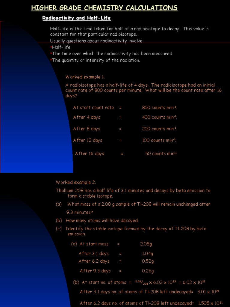 Radioactivity Notes | PDF | Radioactive Decay | Radionuclide