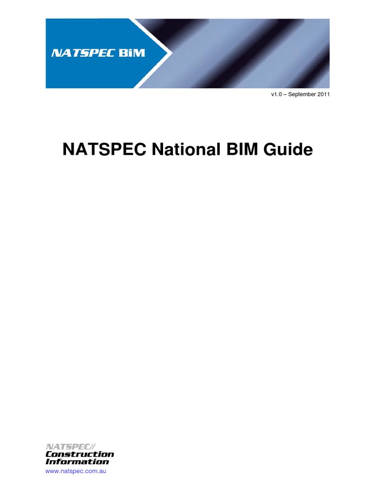 NATSPEC National BIM Guide v1.0 | PDF | Building Information Modeling ...