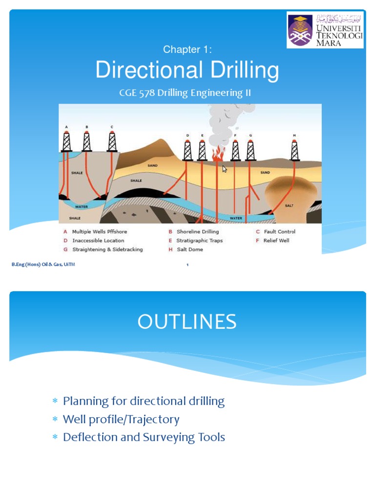 Chapter 1 - Directional Drilling | PDF | Oil Well | Infrastructure