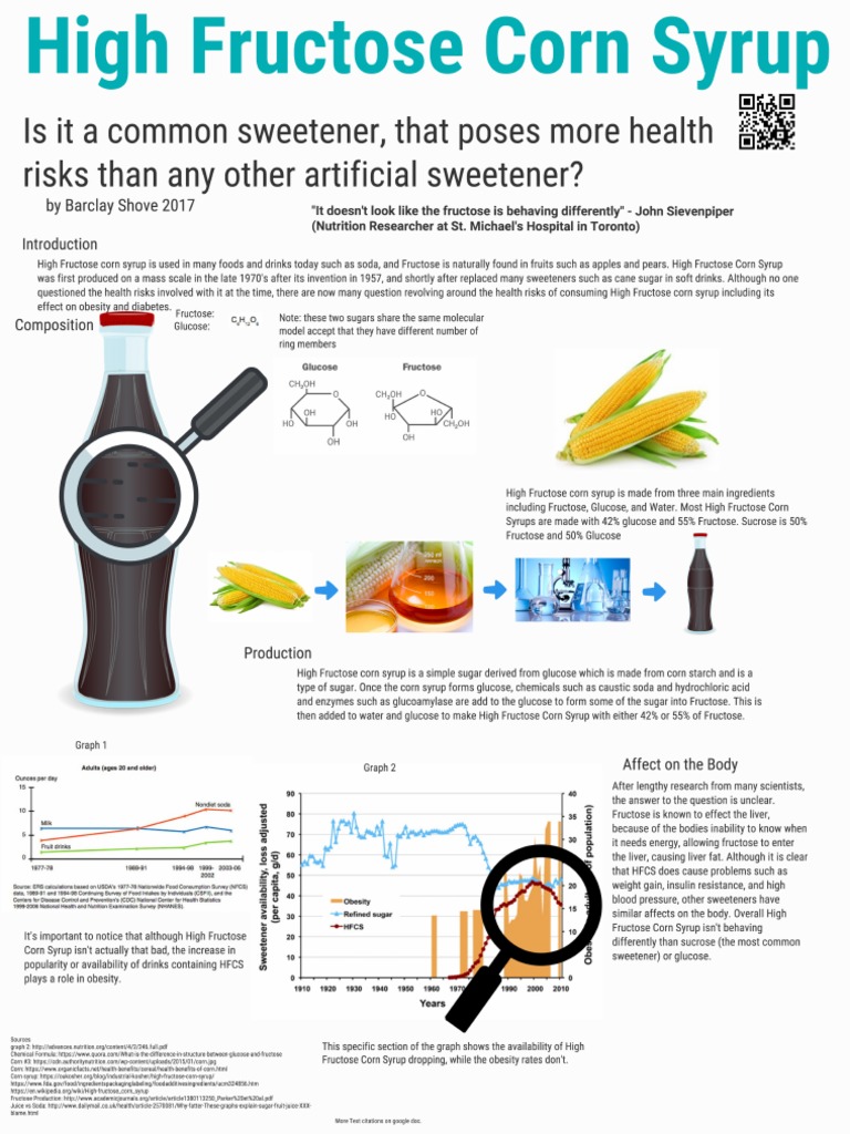 High Fructose Corn Syrup | PDF | Carbohydrate Chemistry | Food Industry