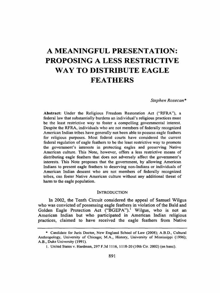 Rosecan: A Meaningful Presentation | PDF | Bald Eagle | Government ...
