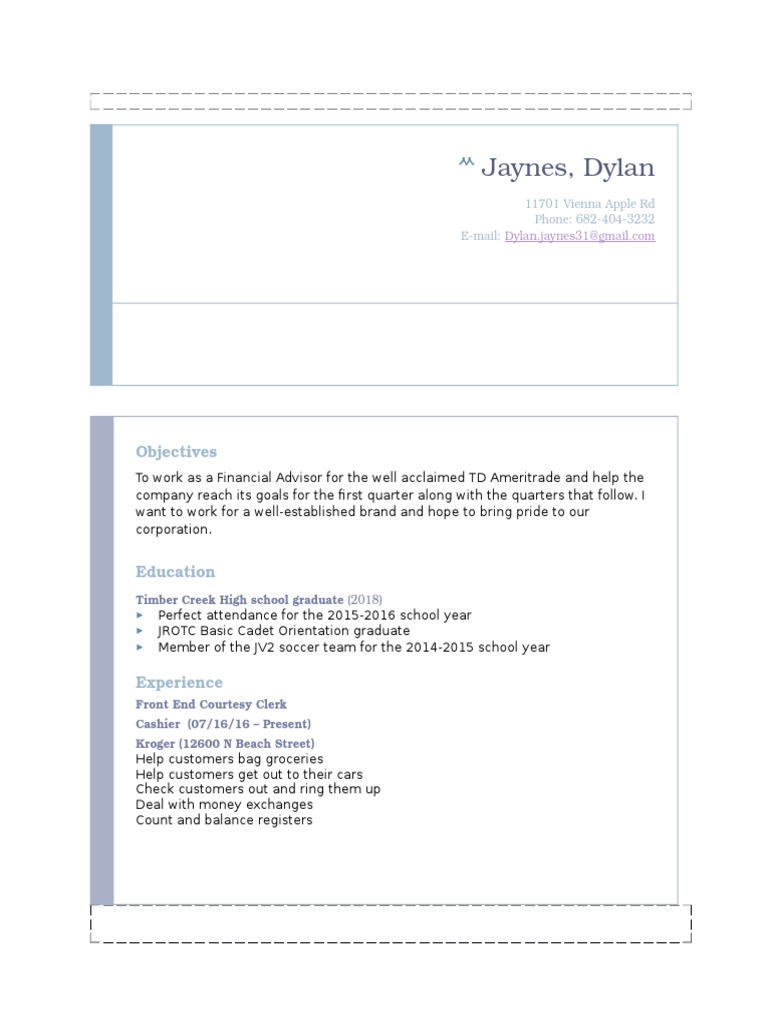 Resume Dylan Jaynes | PDF