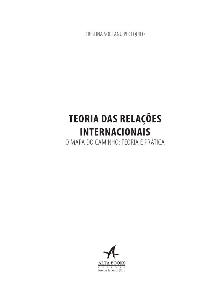 Capitulo de Amostra Teoria Das Relacoes Internacionais | PDF | Relações ...