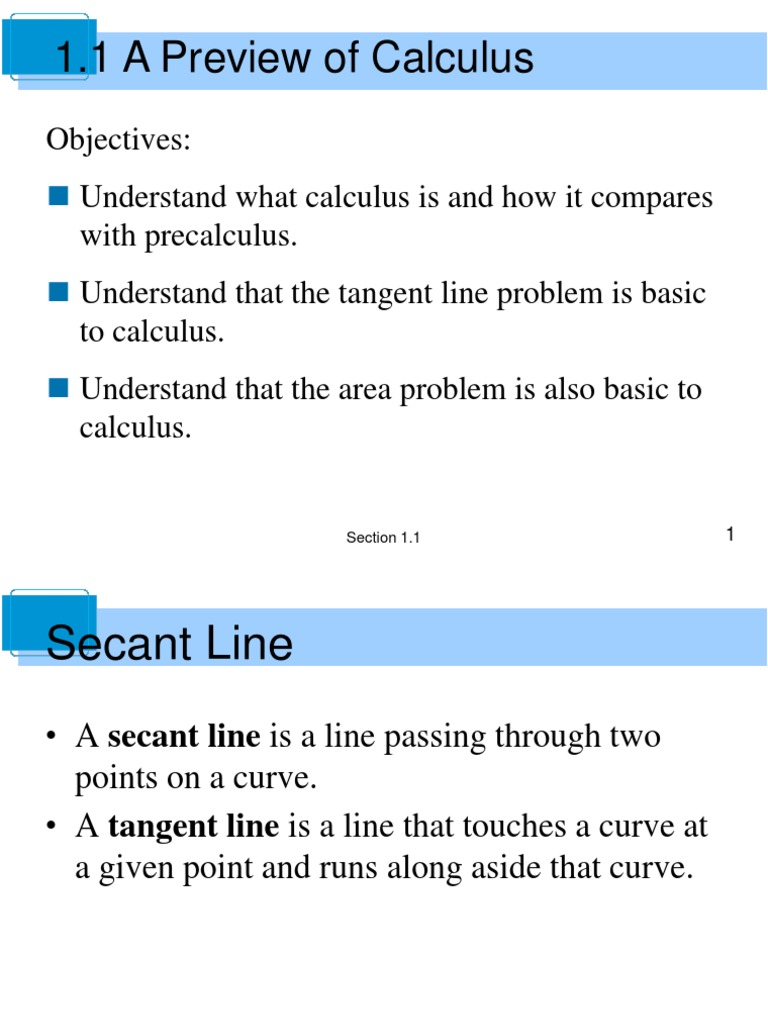 Introduction to Calculus Concepts | PDF