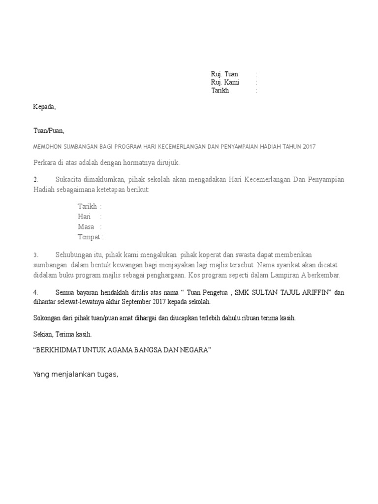 Surat Penajaan | PDF