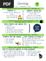 Examples Observable Behaviors | Curiosity | Information