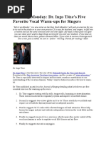 Estill Voice Model Overview | PDF | Singing | Larynx