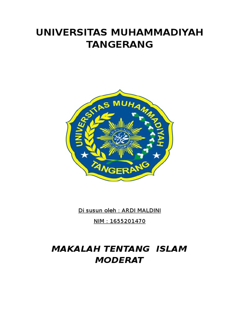 Pemahaman dan Konsep Islam Moderat | PDF