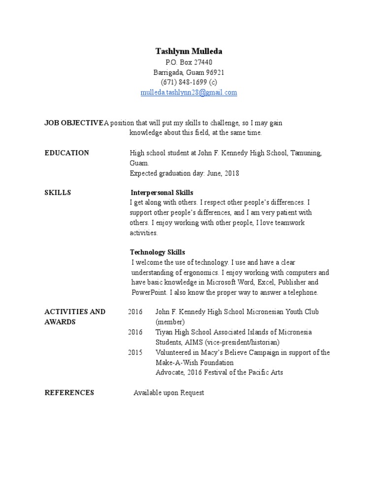 Tashlynn Mulleda | PDF