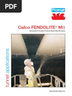 Promat Fendolite Mii Product Data Sheet | PDF | Concrete | Fires