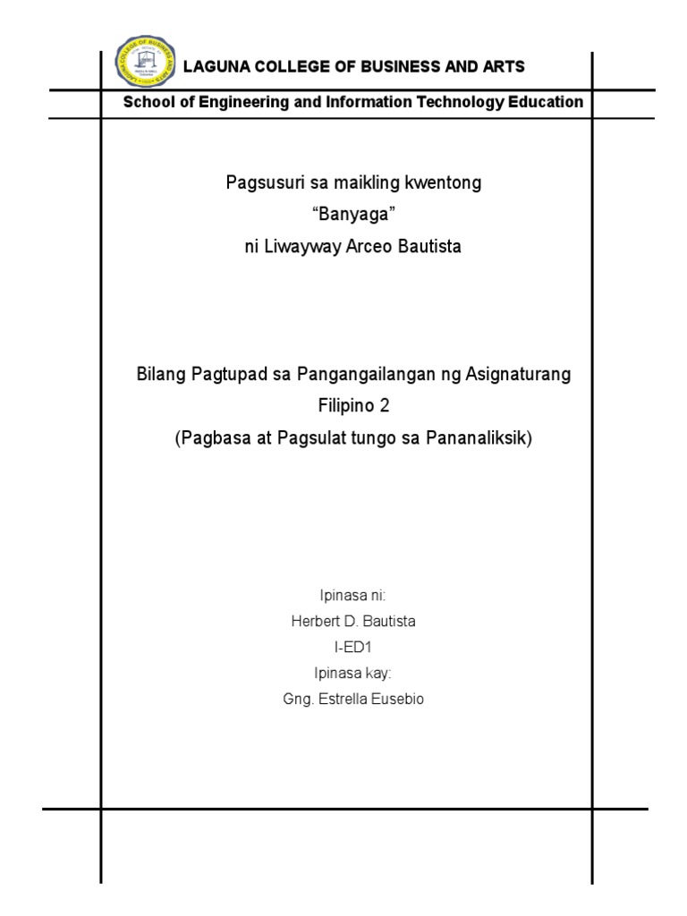 Filipino Thesis Done........... | PDF