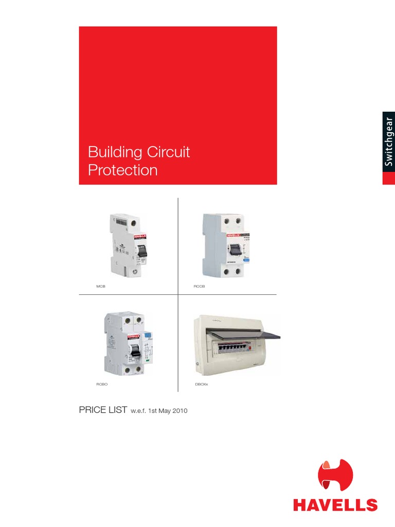 Havells-Switchgear 2010 Building | PDF | Power Engineering | Electrical ...