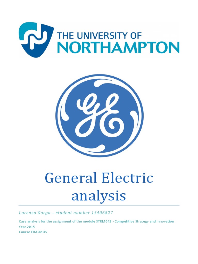 GE Analysis | PDF | General Electric | Strategic Management