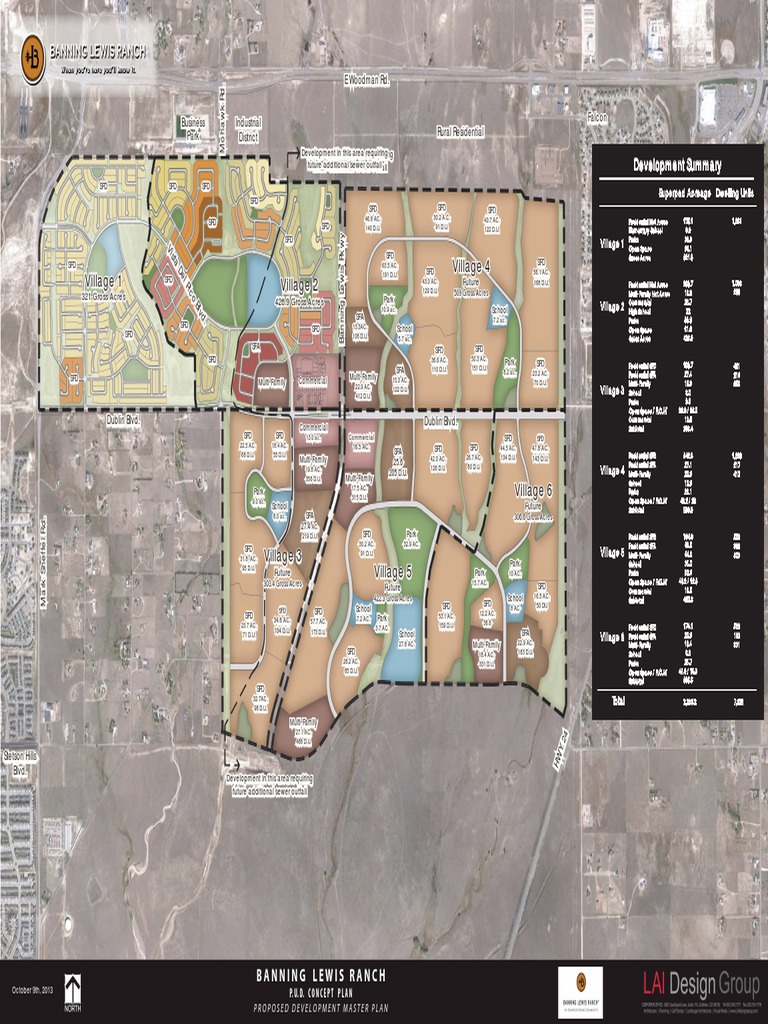 Banning Lewis Master Plan | PDF | Units Of Measurement | Land Use
