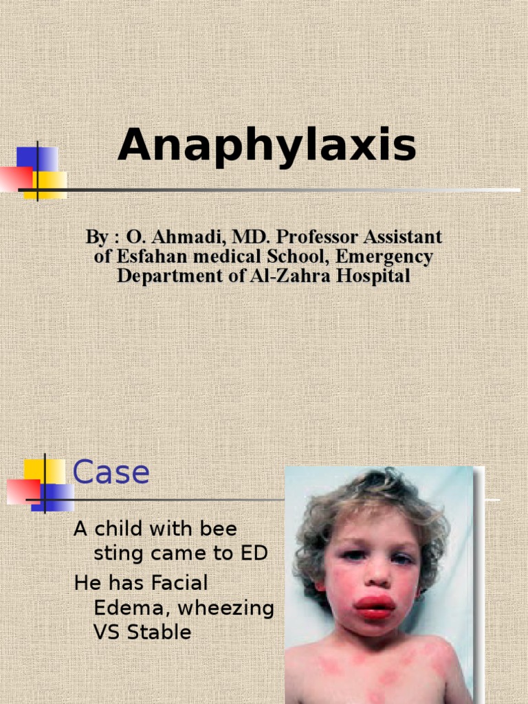 Anaphylaxis | PDF | Clinical Medicine | Medical Specialties