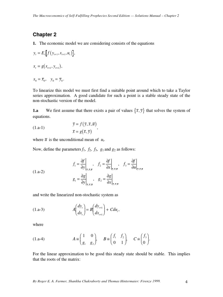 Sol ch2 | Download Free PDF | Eigenvalues And Eigenvectors | Nonlinear System