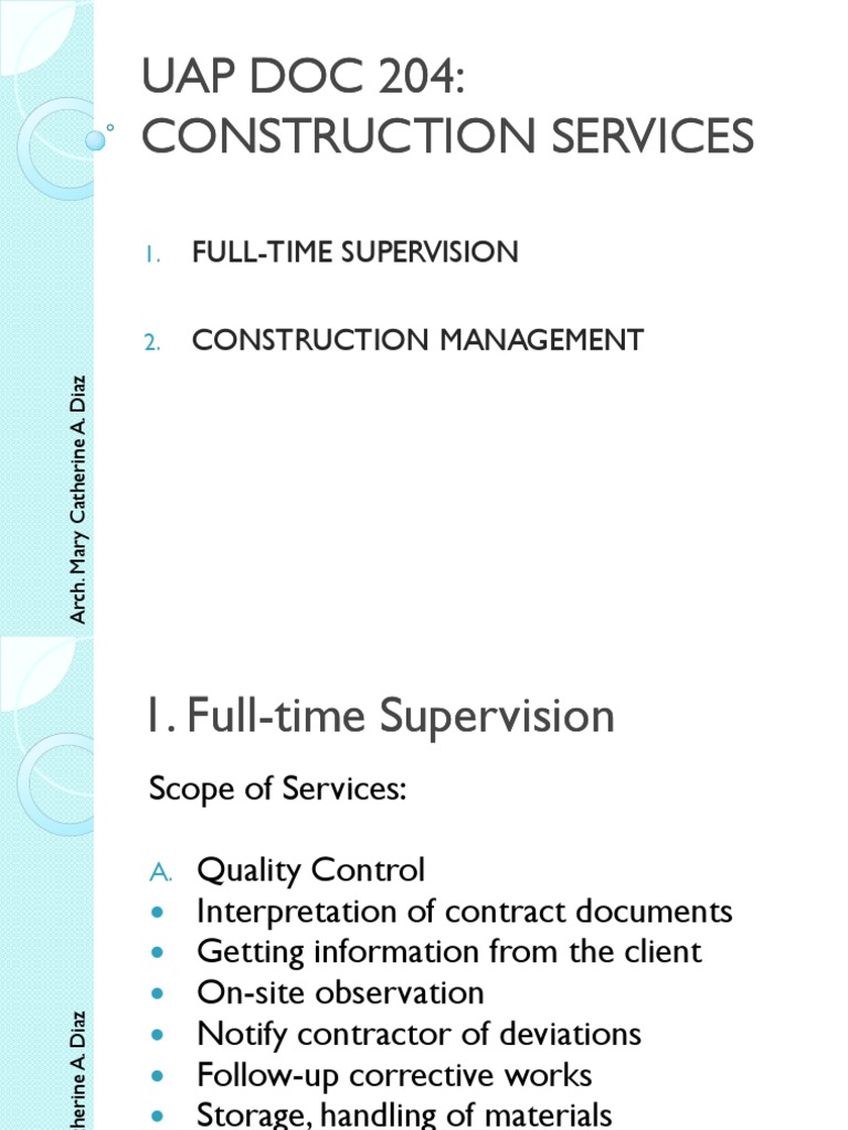 Uap-Doc-204 205 | PDF | Construction Management | Industries