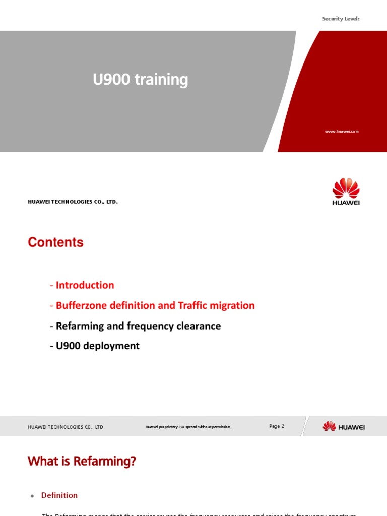 U900 Training Session1 | PDF | Gsm | 3 G