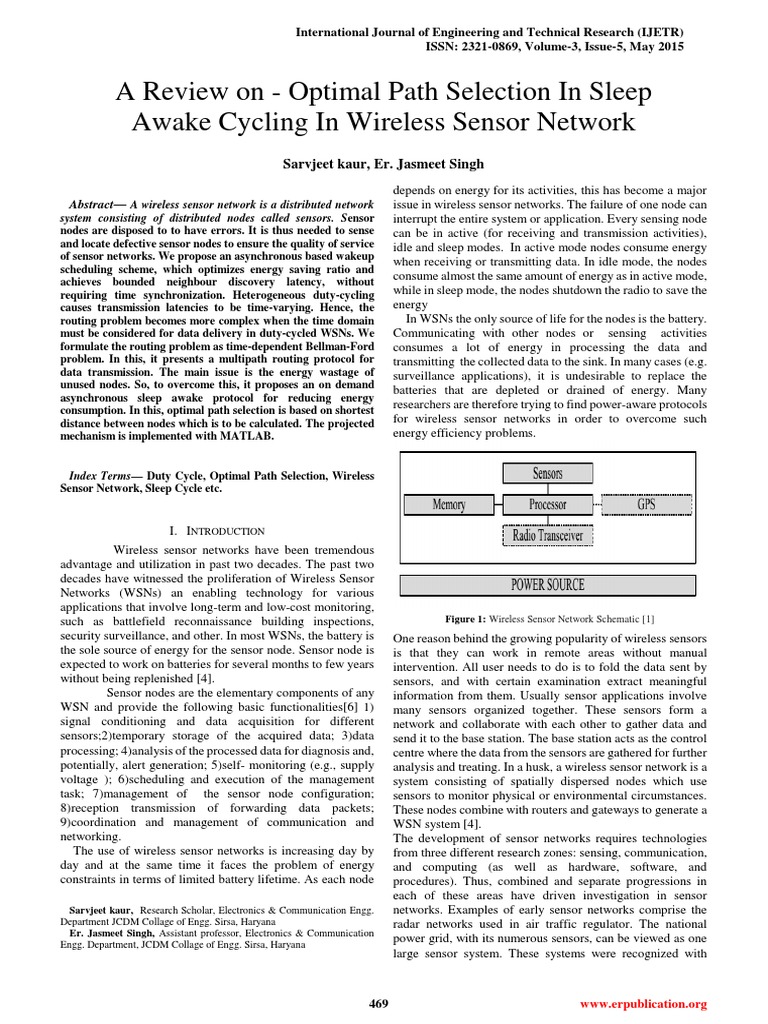 IJETR032357 | PDF | Wireless Sensor Network | Routing