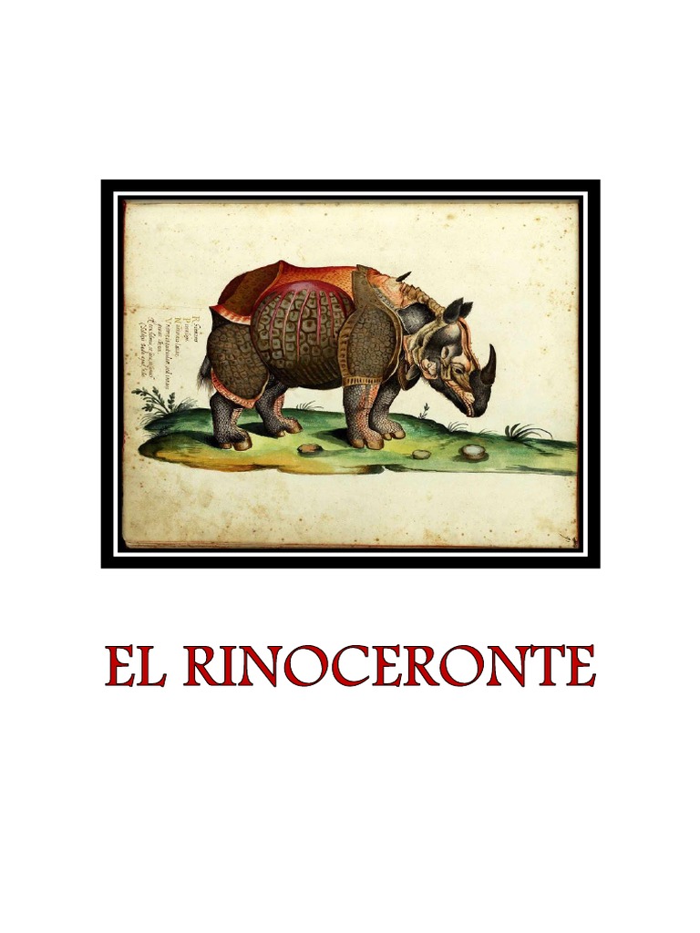 El Rinoceronte | PDF | Rinoceronte | Mamíferos