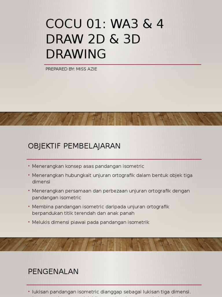 Cocu 01 Lukisan Isometrik Set 6 | PDF
