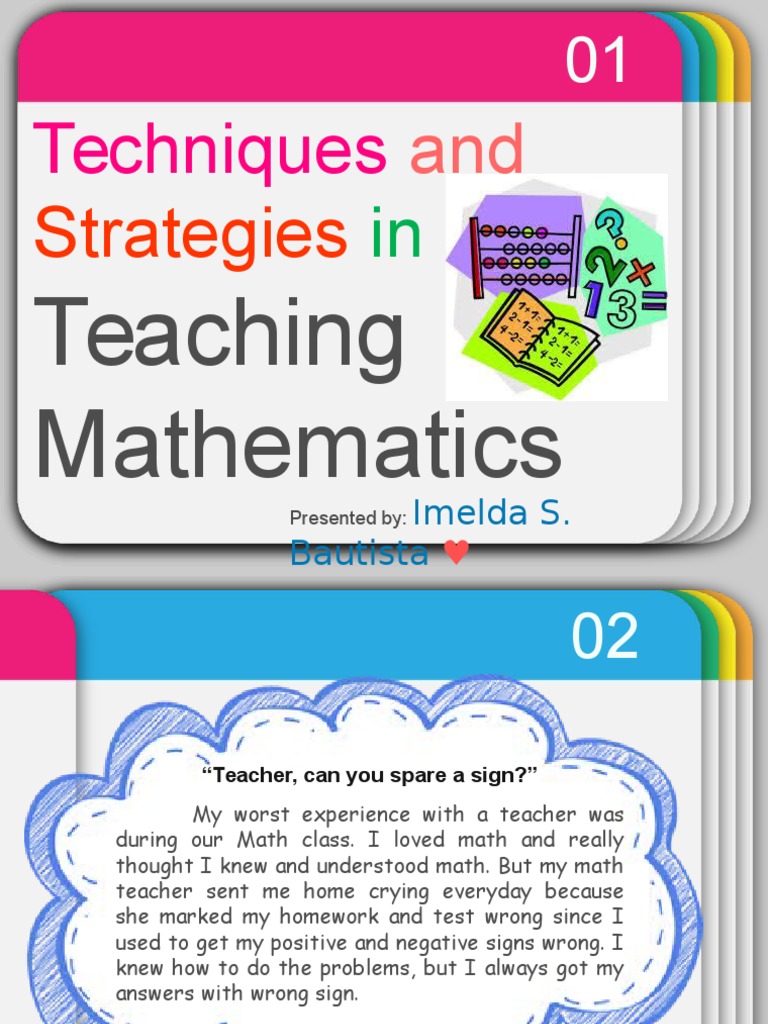 Techniques and Strategies in Teaching Math | PDF | Hypothesis ...