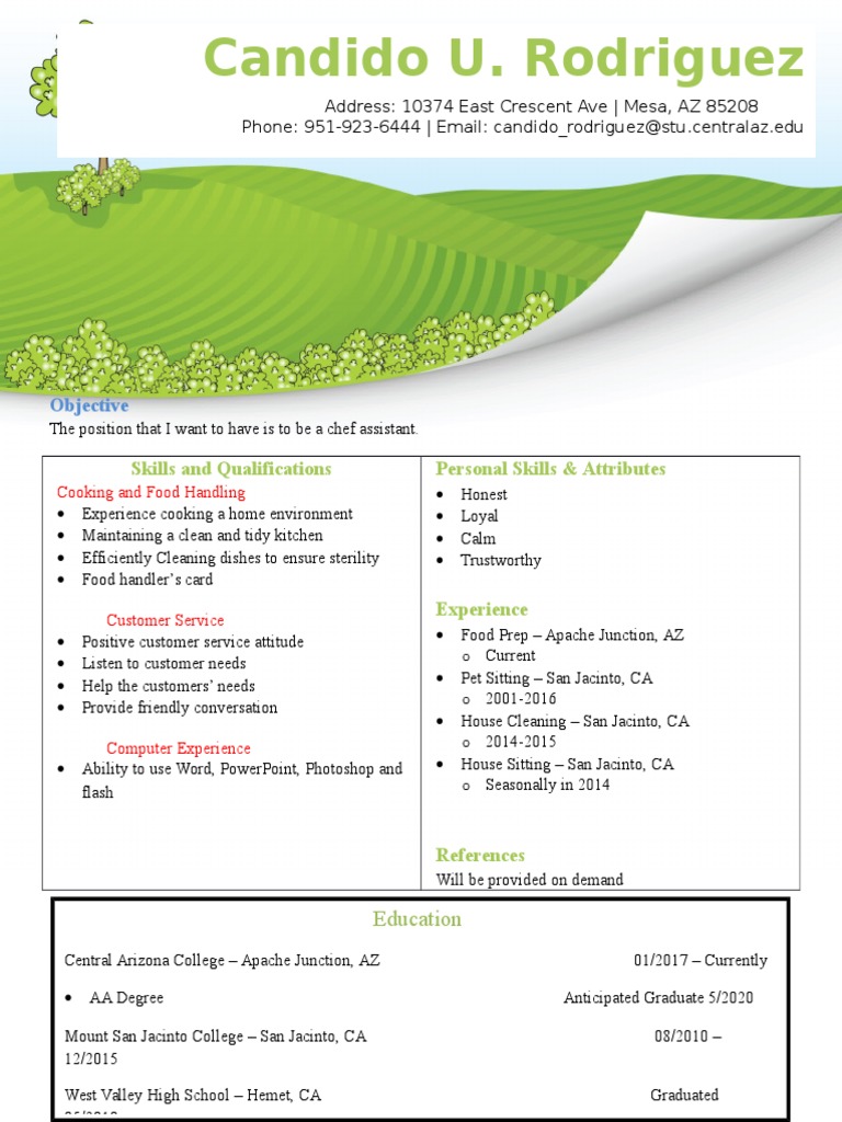 Lawn Care Gardening Resume | PDF
